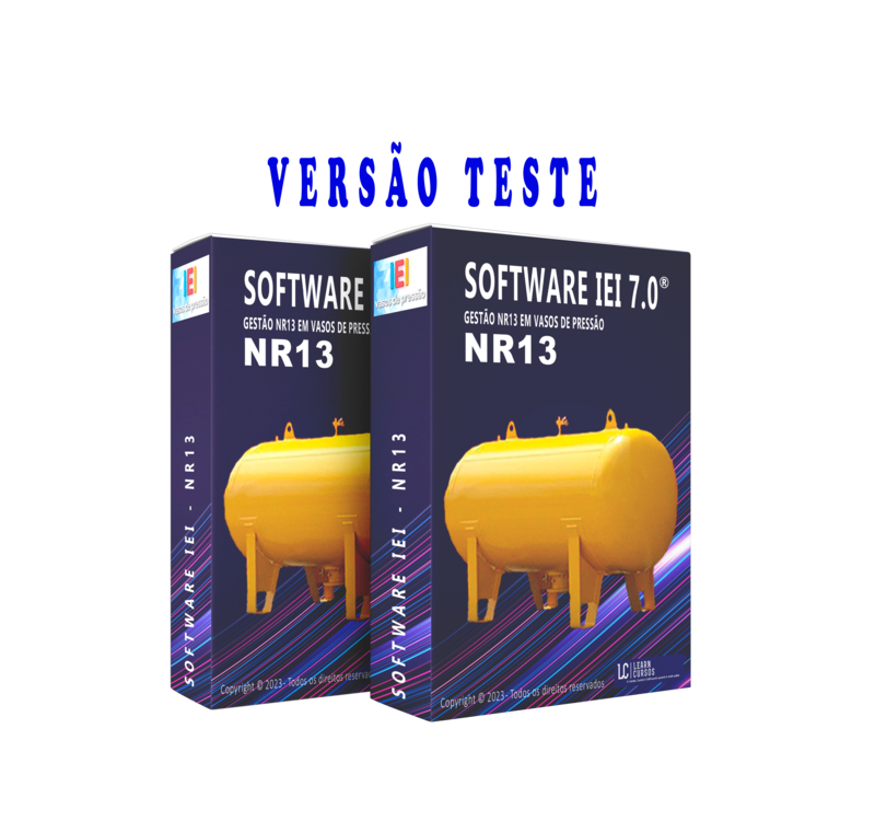Software NR13 IEI 7.0 para Vasos de Pressão – Learn Softwares